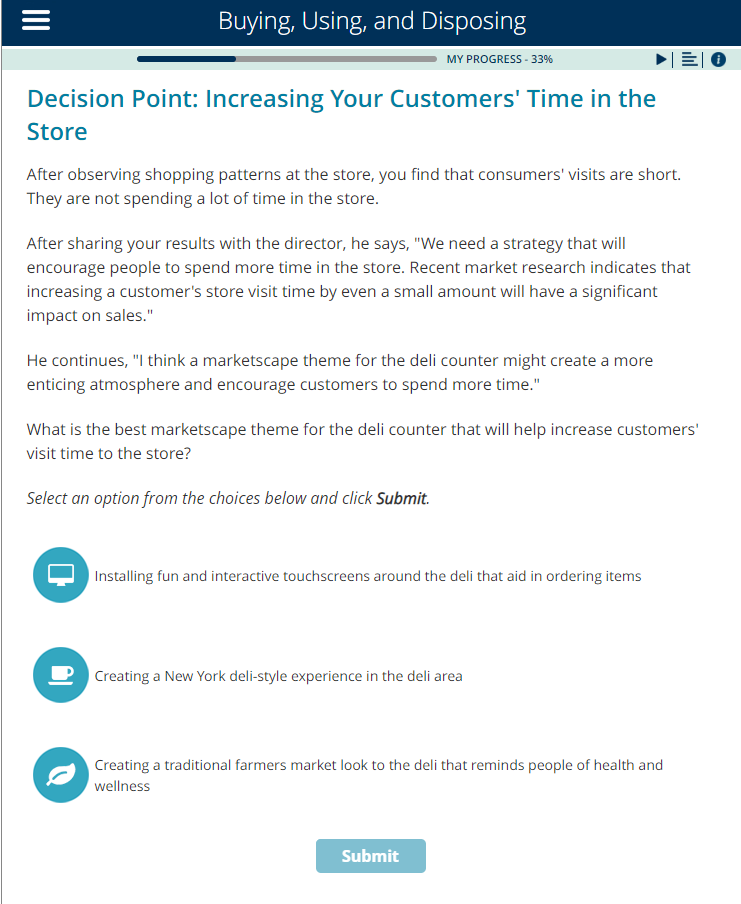 Solved Store After observing shopping patterns at the store, | Chegg.com