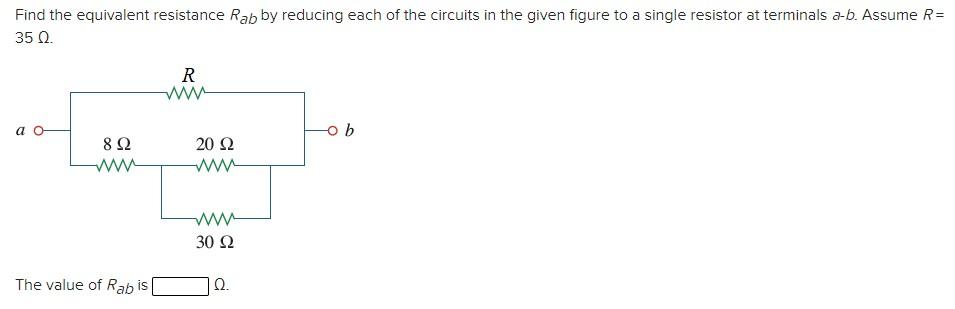 Solved Find the equivalent resistance Rab by reducing each | Chegg.com