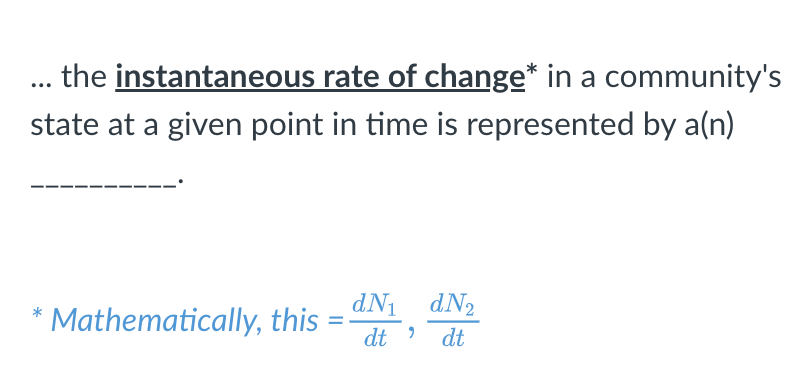 Solved ... the instantaneous rate of change* in a | Chegg.com