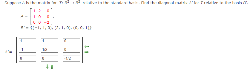 Solved Suppose A is the matrix for T:R3→R3 relative to the | Chegg.com