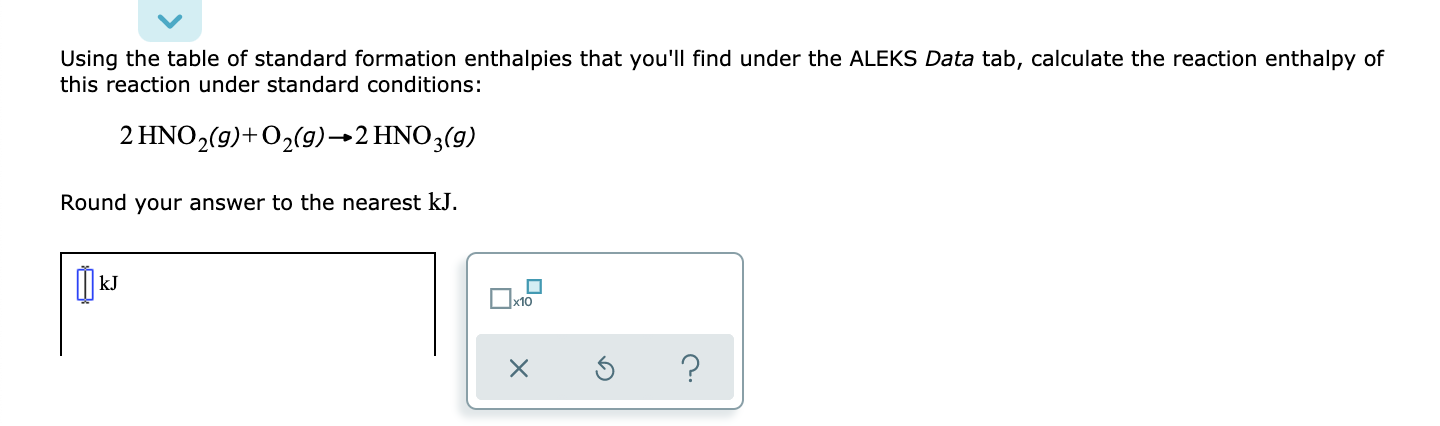 Solved Using the table of standard formation enthalpies that | Chegg.com