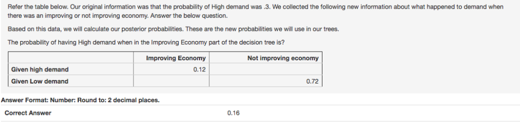 Solved Refer the table below. Our original information was | Chegg.com