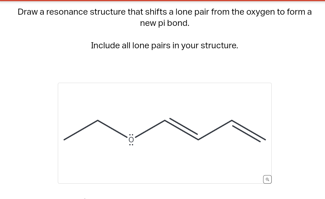Solved Draw a resonance structure that shifts a lone pair | Chegg.com