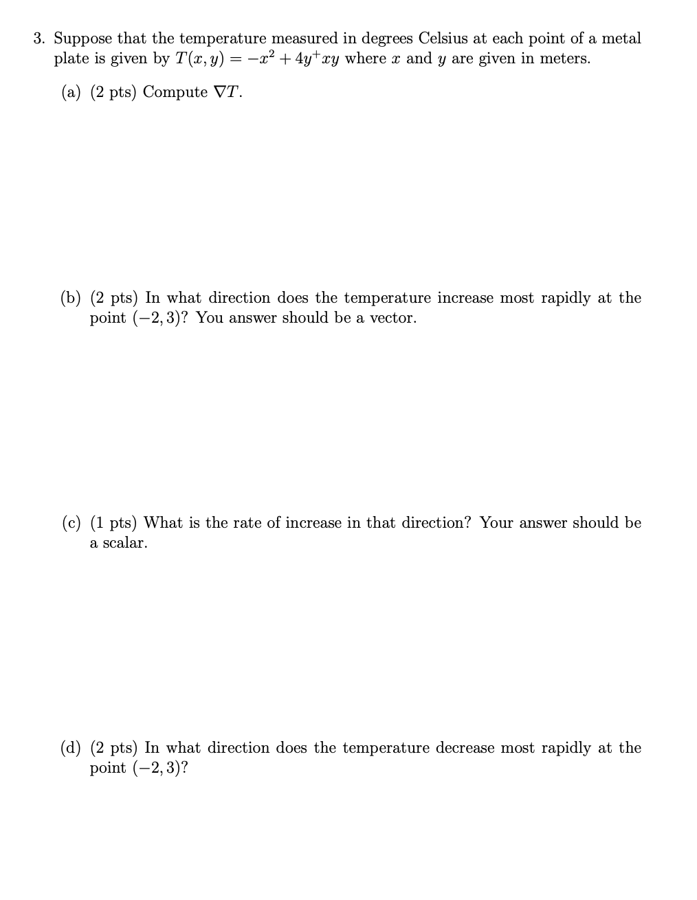 Solved 3. Suppose that the temperature measured in degrees | Chegg.com