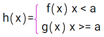 Solved Part A: Make a piecewise function h(x) (format in the | Chegg.com