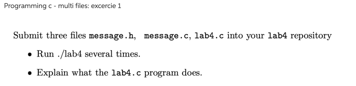 Solved Programming c - multi files in one c file . | Chegg.com