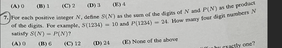 Solved For each positive integer N, ﻿define S(N) ﻿as the sum | Chegg.com