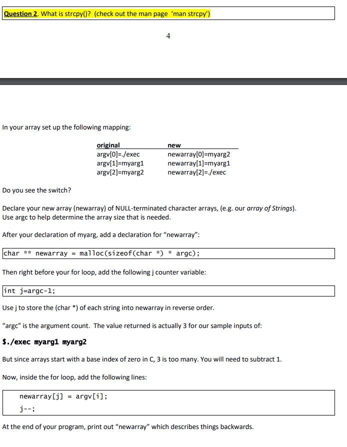 Solved 4. Creating a character pointer (char*) Now, check | Chegg.com