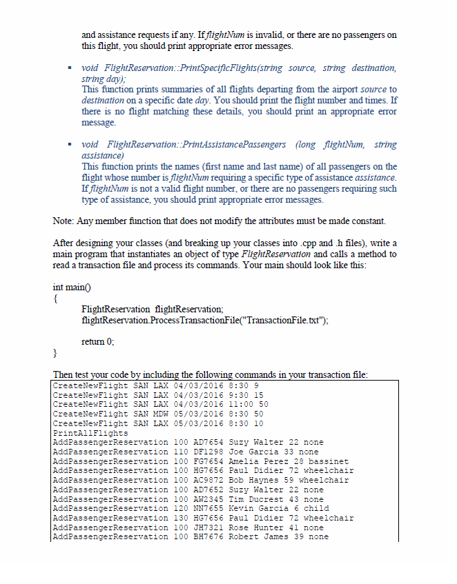 Answer must be in C++ Must use separate header files | Chegg.com
