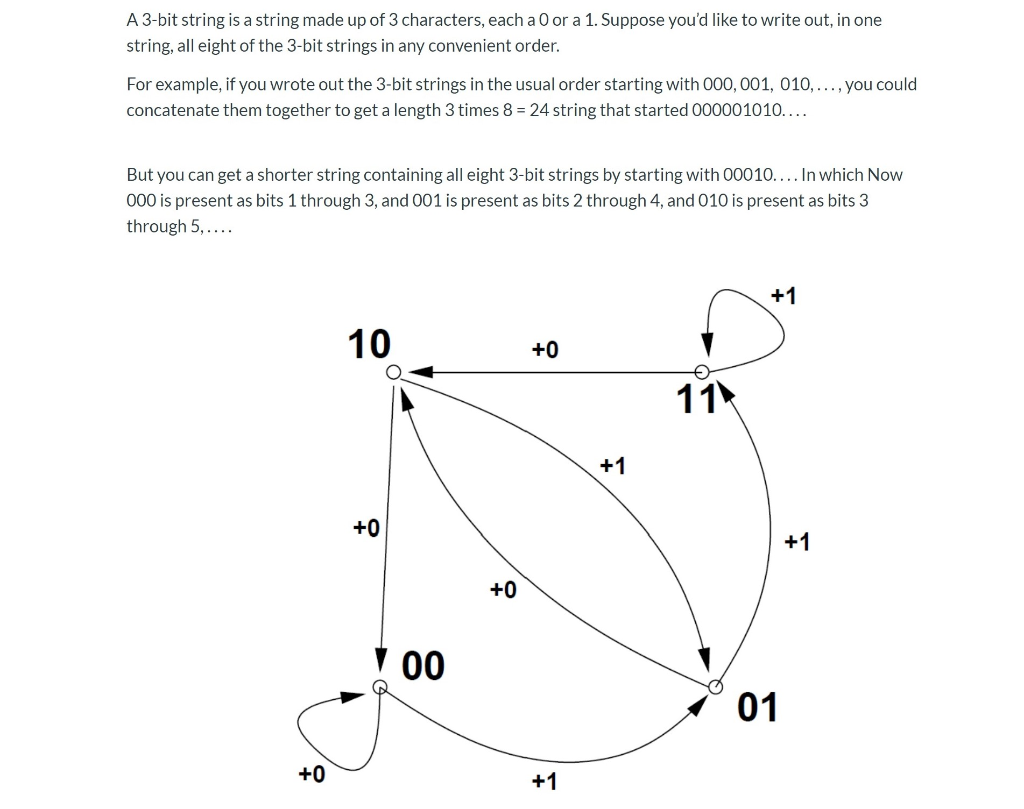 (Solved) : 3 Bit String String Made 3 Characters 0 1 Suppose D Like ... (Solved) : 3 Bit String String Made 3 Characters 0 1 Suppose D Like ...