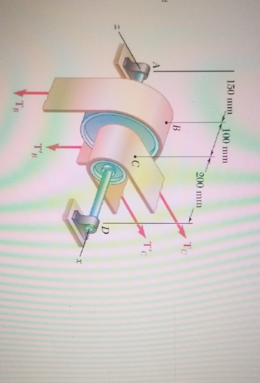 Solved Two transmission belts pass over a double-sheaved | Chegg.com