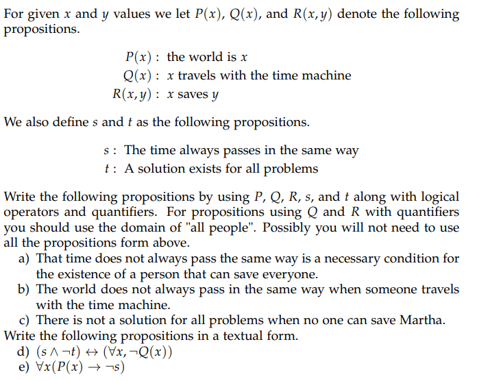 Solved For given x and y values we let P(x), Q(x), and | Chegg.com