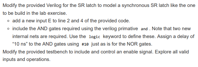 Solved Please help me complete this Verilog code and I need | Chegg.com