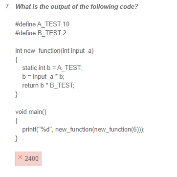 Solved 13. int foo =11; float bar =5; int lorem =34; int | Chegg.com