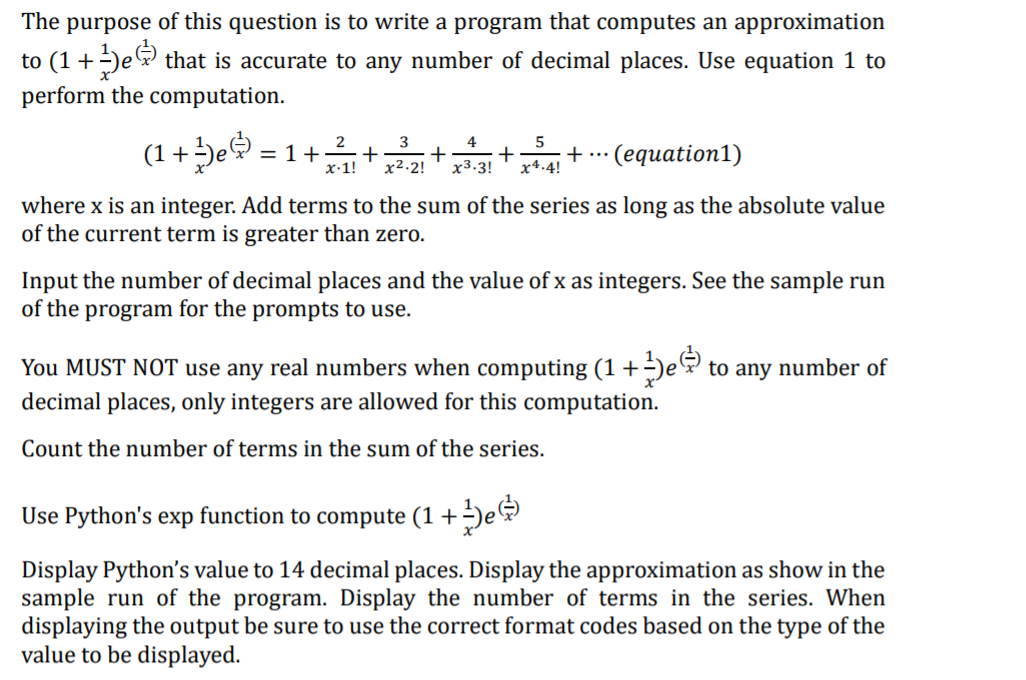 Solved The purpose of this question is to write a program | Chegg.com