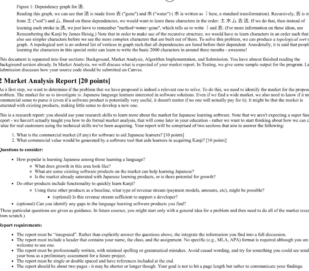 1 Background Learning Objectives: - LO1: Identify the | Chegg.com