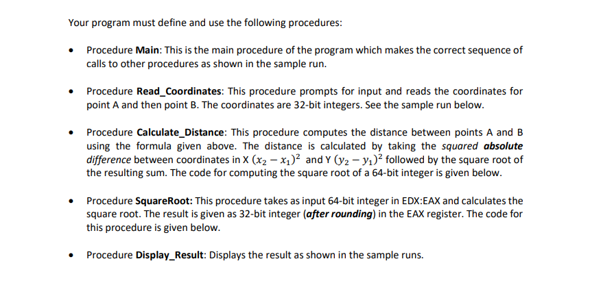 Solved Problem Statement Write an assembly language program | Chegg.com