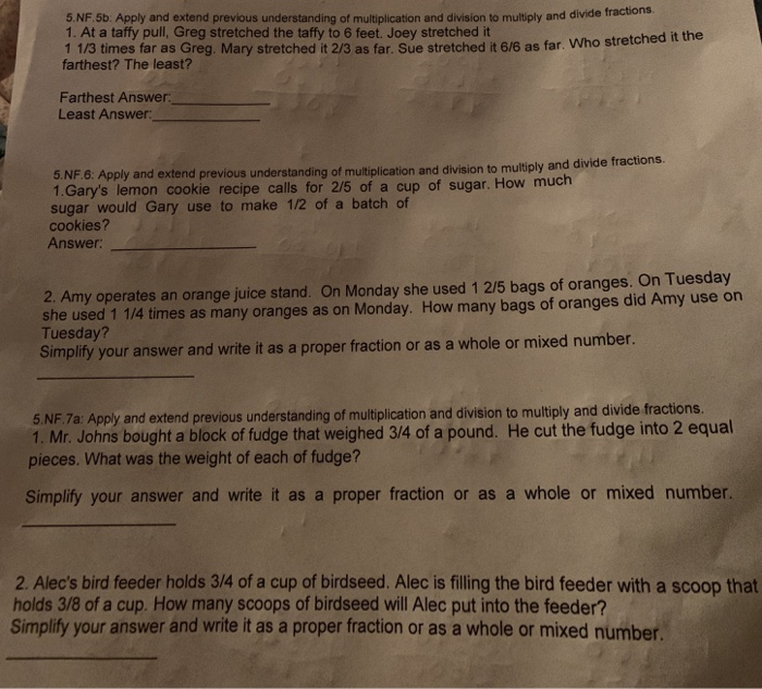 Solved 5 NF.5b: Apply and extend previous understanding of | Chegg.com