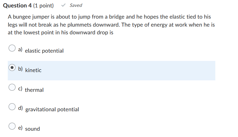 Solved A bungee jumper is about to jump from a bridge and he | Chegg.com