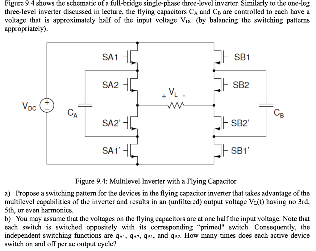Figure 9.4 shows the schematic of a full-bridge | Chegg.com