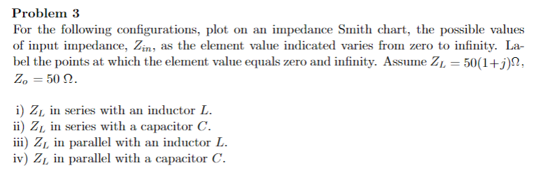 Solved Problem 3 For the following configurations, plot on | Chegg.com
