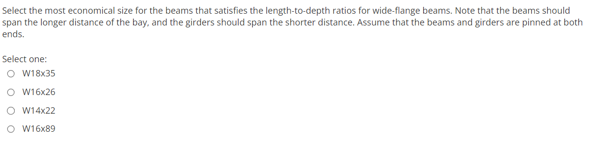 Steel shape dimensions given below.Select the most | Chegg.com