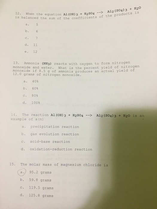 Solved He Following Is A Triatomic Molecule Of A Compound