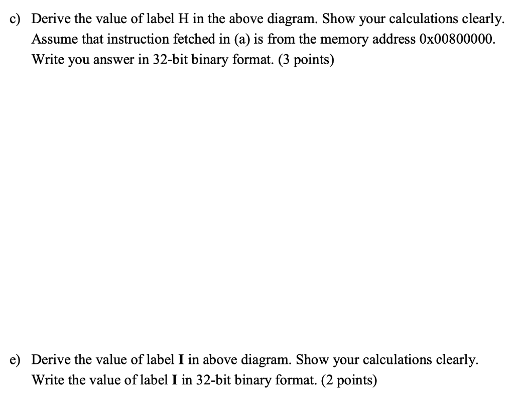 Solved Question 3: Single Cycle Datapath (15 points) The | Chegg.com