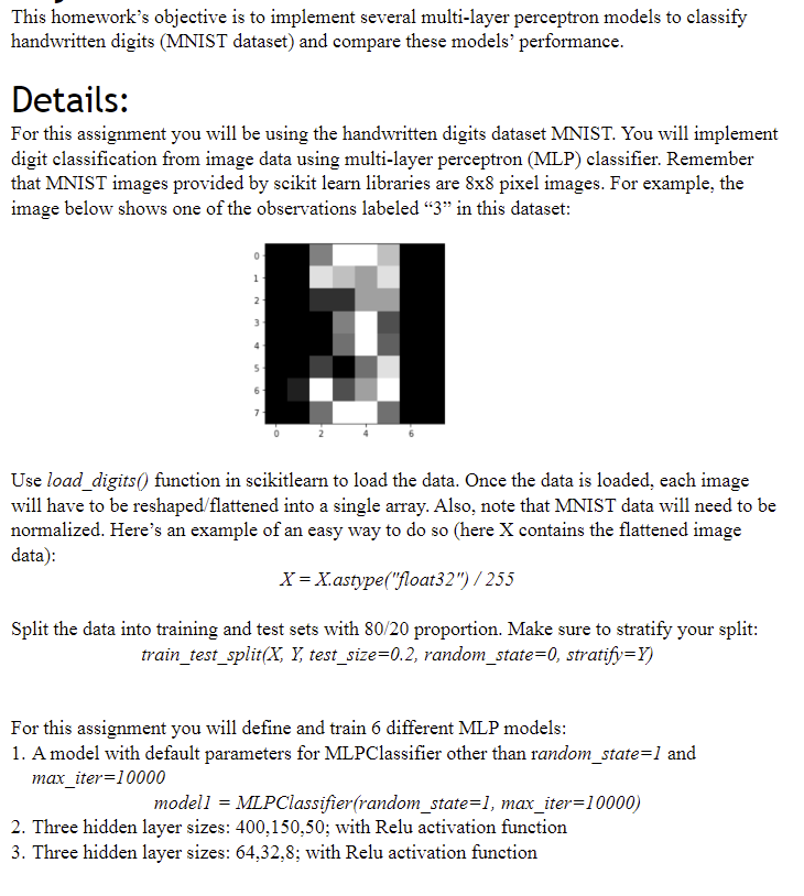 This homework's objective is to implement several | Chegg.com