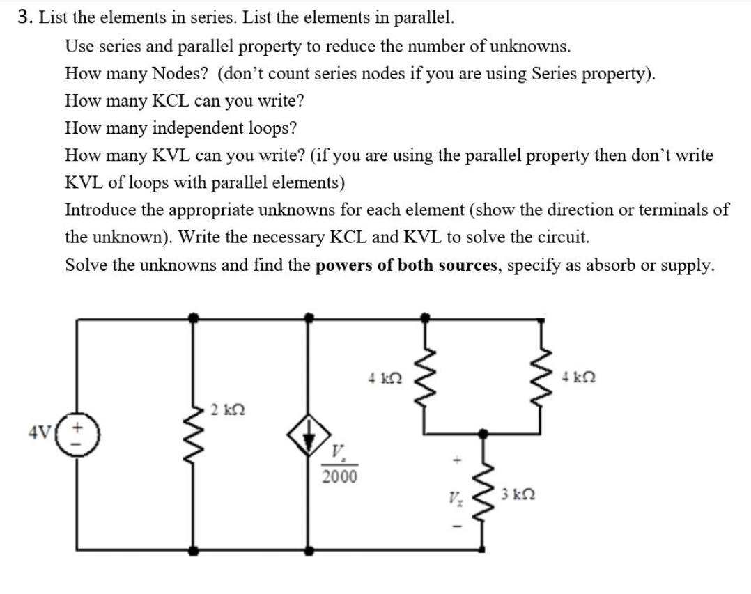 Solved PLEASE SOLVE USING ON KVL AND KCL. DO NOT USE MESH | Chegg.com Solved PLEASE SOLVE USING ON KVL AND KCL. DO NOT USE MESH | Chegg.com