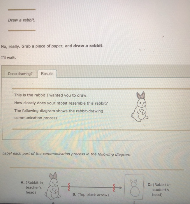 How To Draw A Rabbit And Label