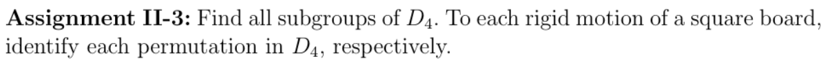 Solved Dn=Dihedral group of order 2n: The following subgroup | Chegg.com