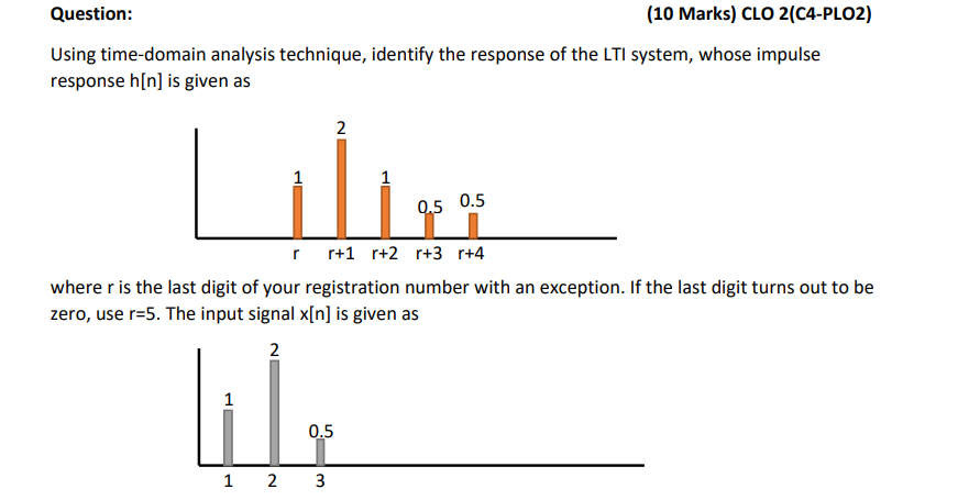 Solved Question: (10 Marks) CLO 2(C4-PLO2) Using time-domain | Chegg.com