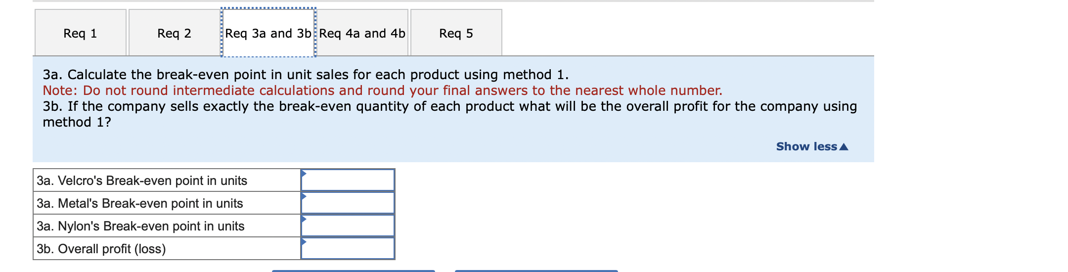 Solved Piedmont Fasteners Corporation makes three different | Chegg.com