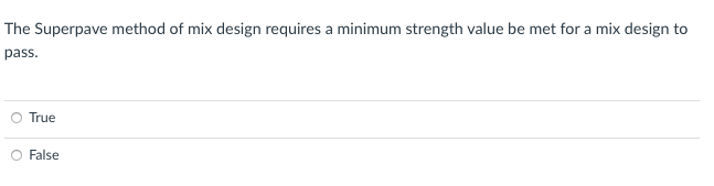 Solved The Superpave method of mix design requires a minimum | Chegg.com