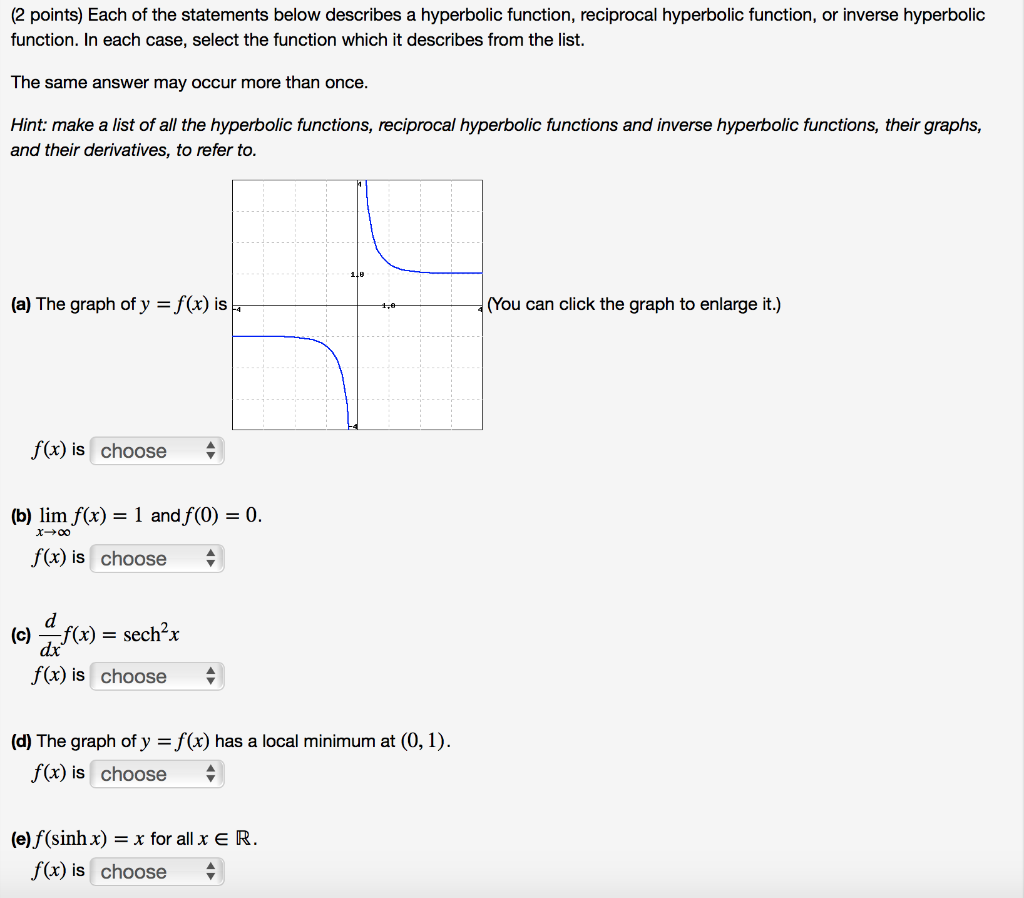Solved (2 points) Each of the statements below describes a | Chegg.com