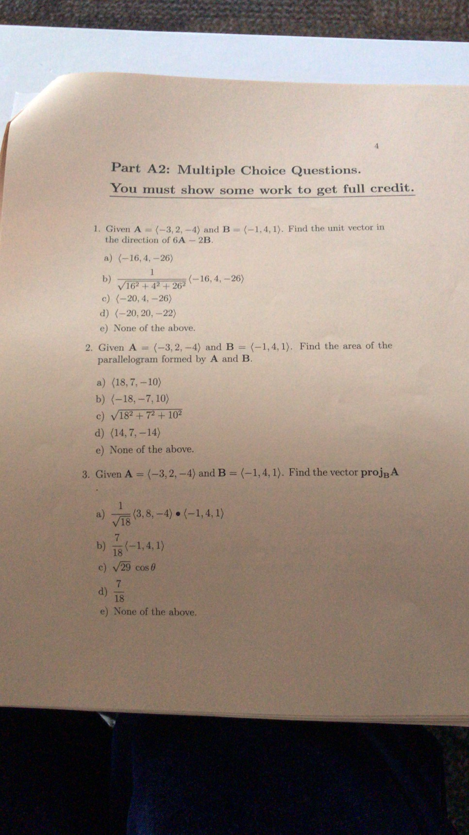 Solved Part Al: Quick Response Questions 1. Fill in the | Chegg.com