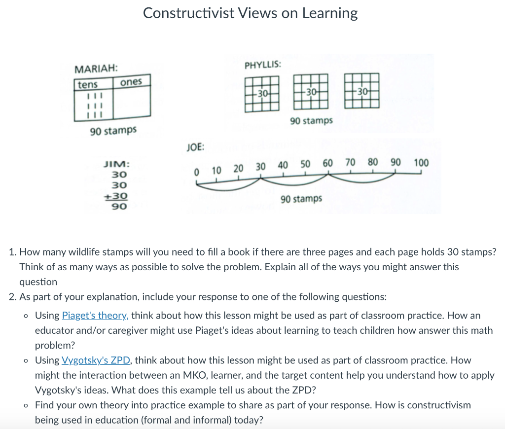 Constructivist Views on Learning MARIAH: PHYLLIS: | Chegg.com