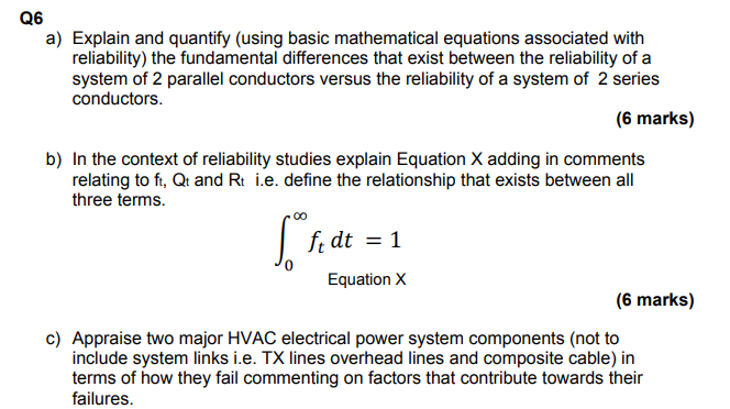 Solved a) Explain and quantify (using basic mathematical | Chegg.com