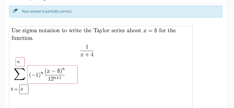 Solved Use sigma notation to write the Taylor series about | Chegg.com