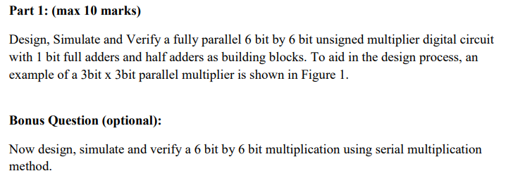 Solved Please help for the bonus question using Xilinx or | Chegg.com