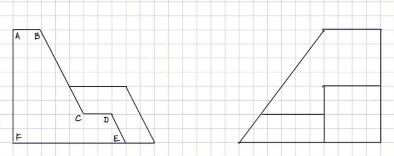 Solved Please develop the partial auxiliary view for the | Chegg.com