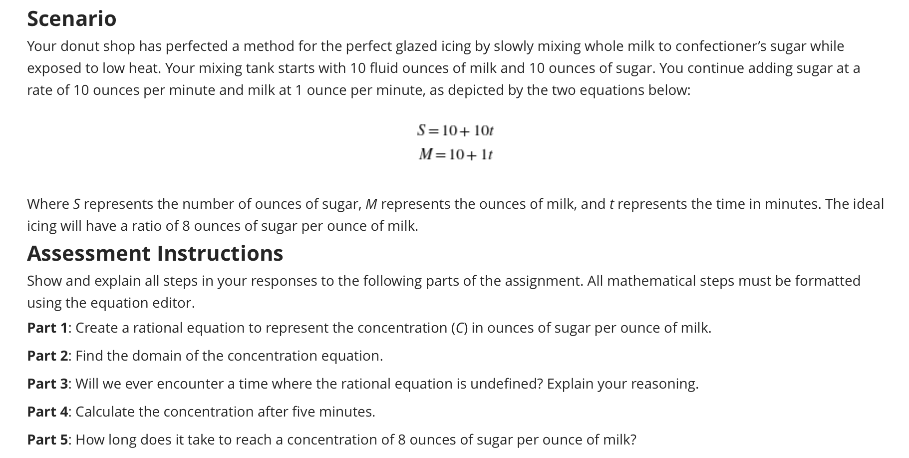 Solved Scenario Your donut shop has perfected a method for | Chegg.com