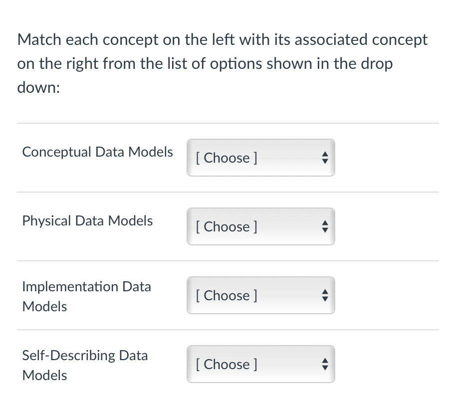 Solved Match each concept on the left with its associated | Chegg.com