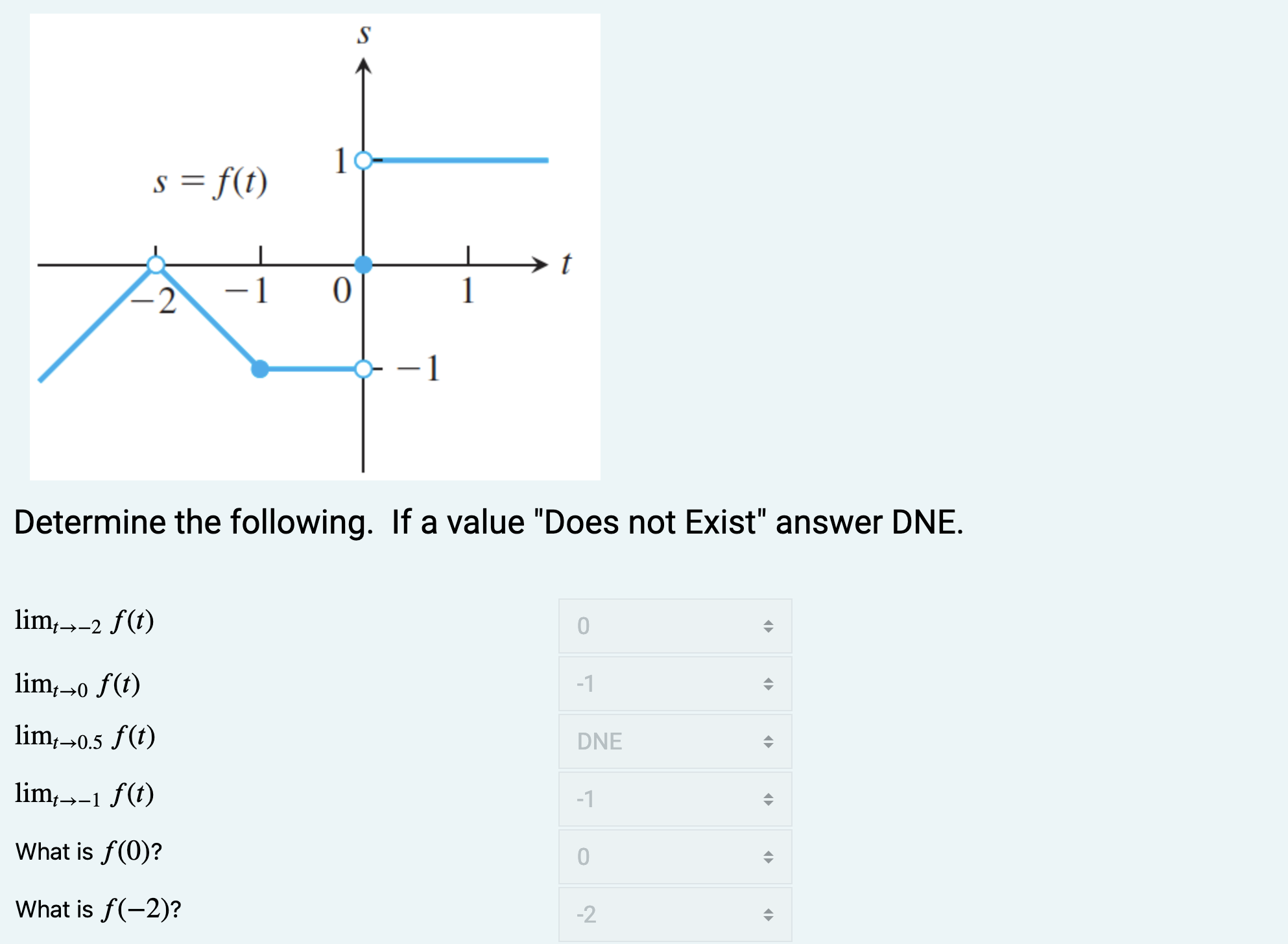 Solved Determine The Following If A Value Does Not Exist 