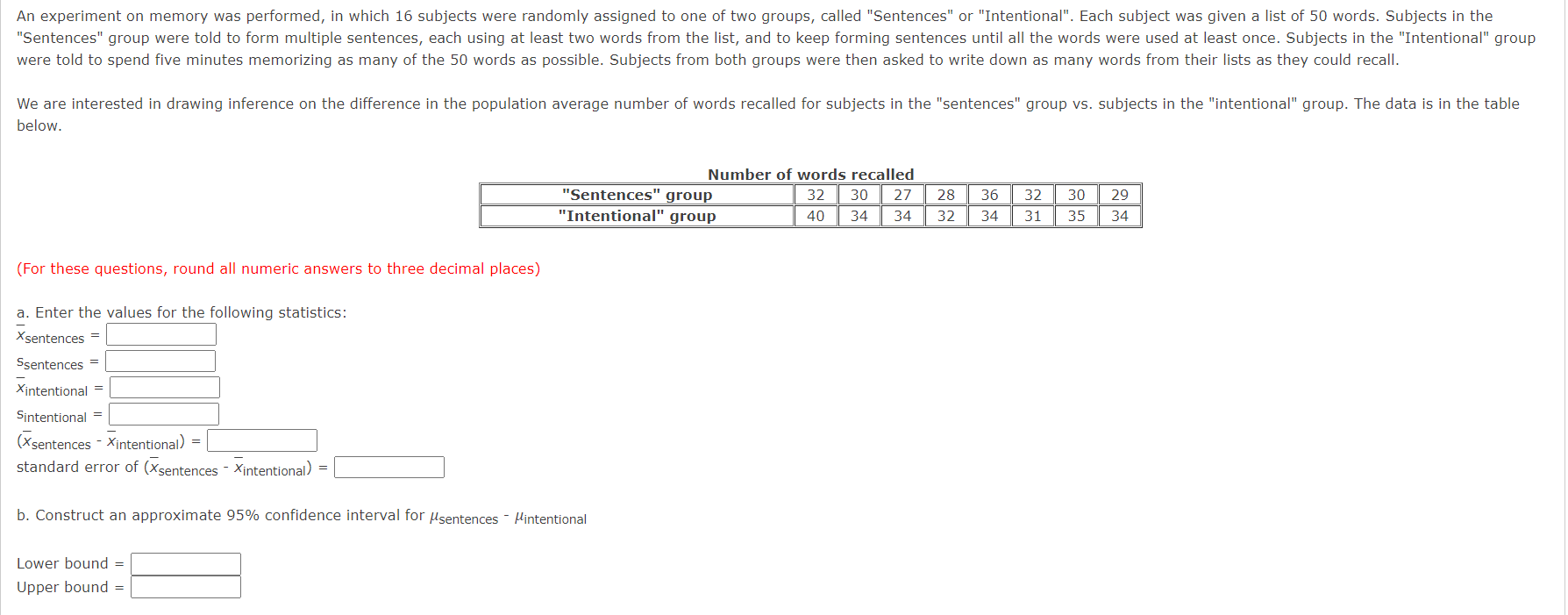 Solved below. (For these questions, round all numeric | Chegg.com