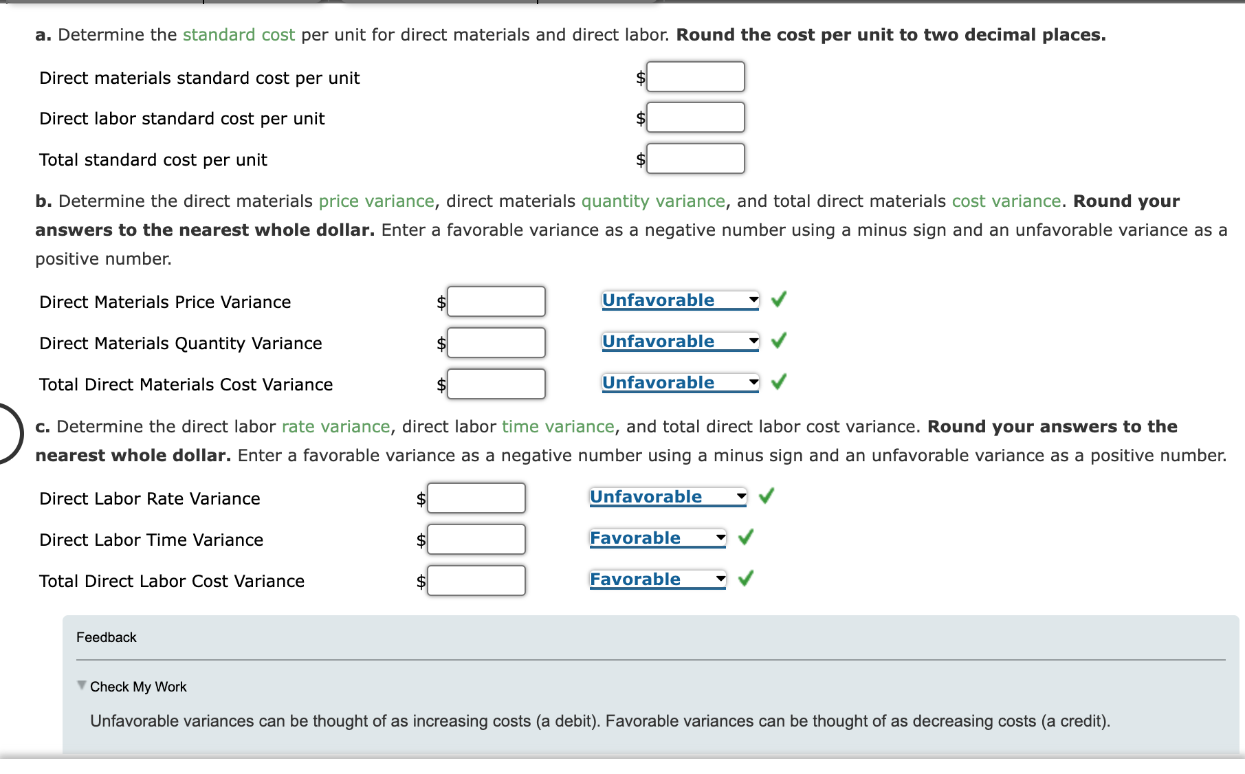 Solved Direct Materials and Direct Labor Variance Analysis | Chegg.com