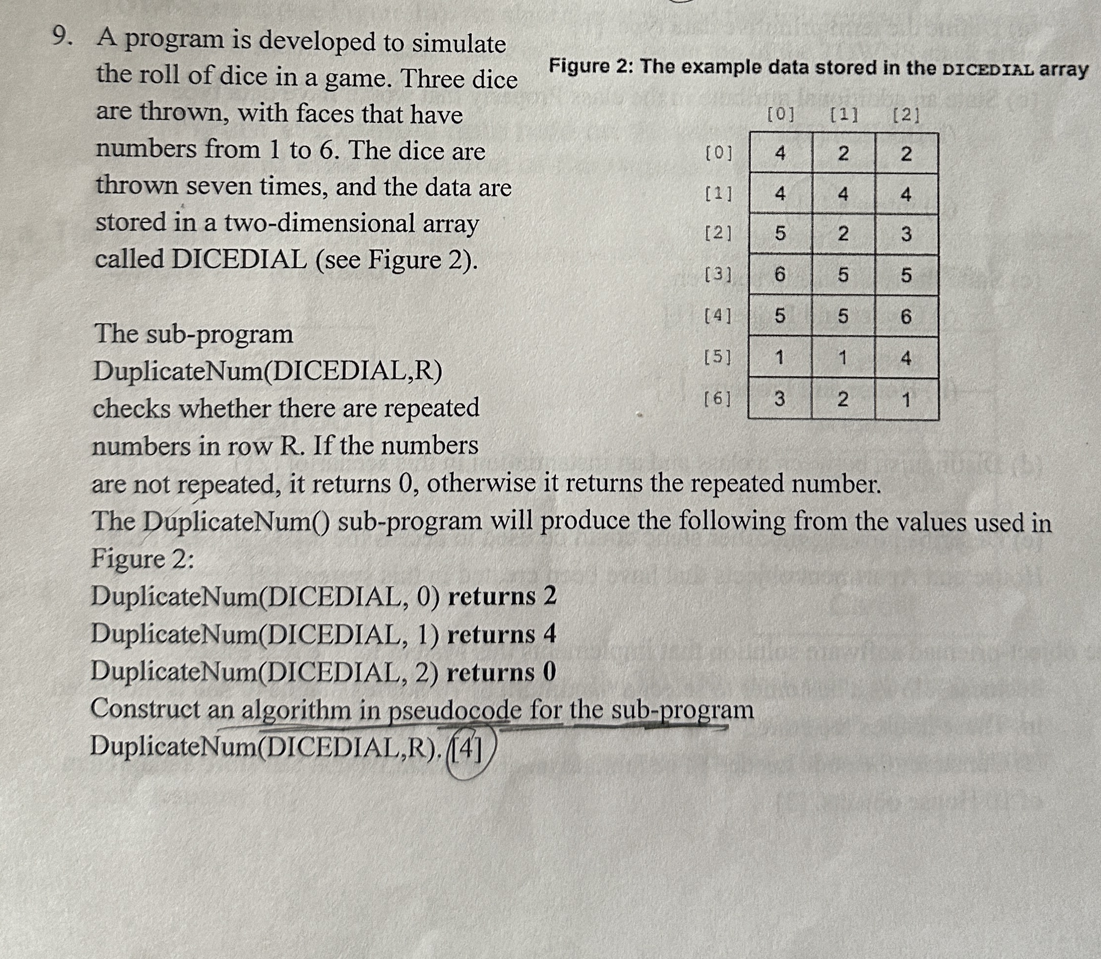 Solved I Need The Java Psuedocode And If You Could It
