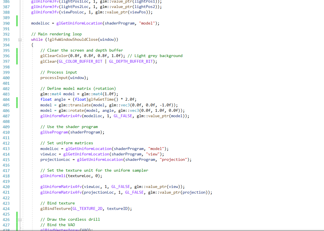 Solved 3d objects in openGLI've been struggling all term | Chegg.com