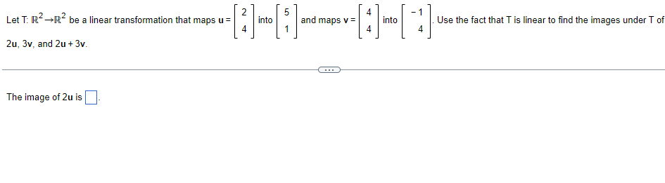 Solved 2 --[³]-[:]~~~-~~-~-~~¦]· into and maps v = into 4 1 | Chegg.com